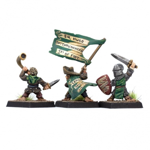 Halfling Command Group | Oldhammer 28mm Miniatures