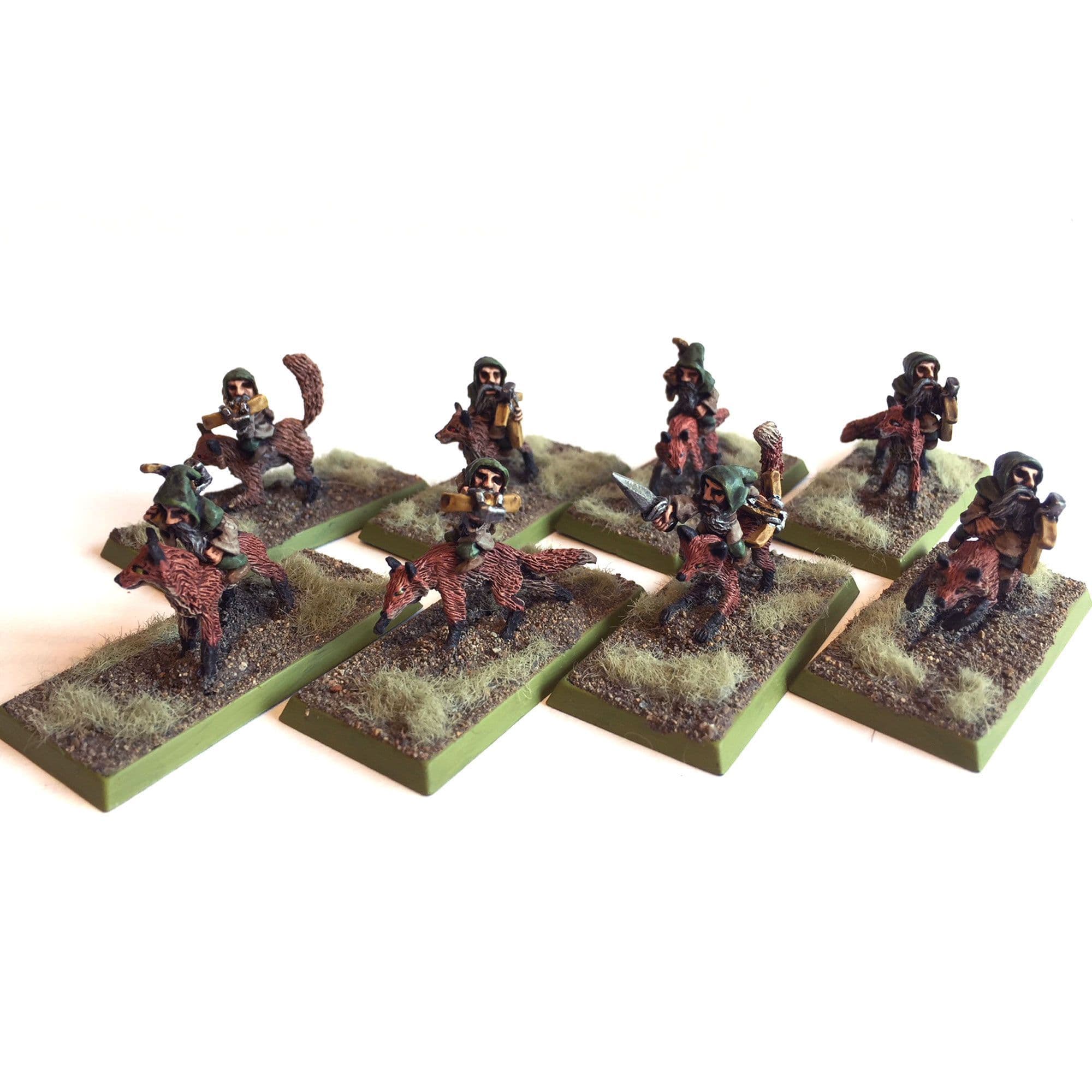 5 x Riders Fox/Tazelworm | Oldhammer 28mm Miniatures