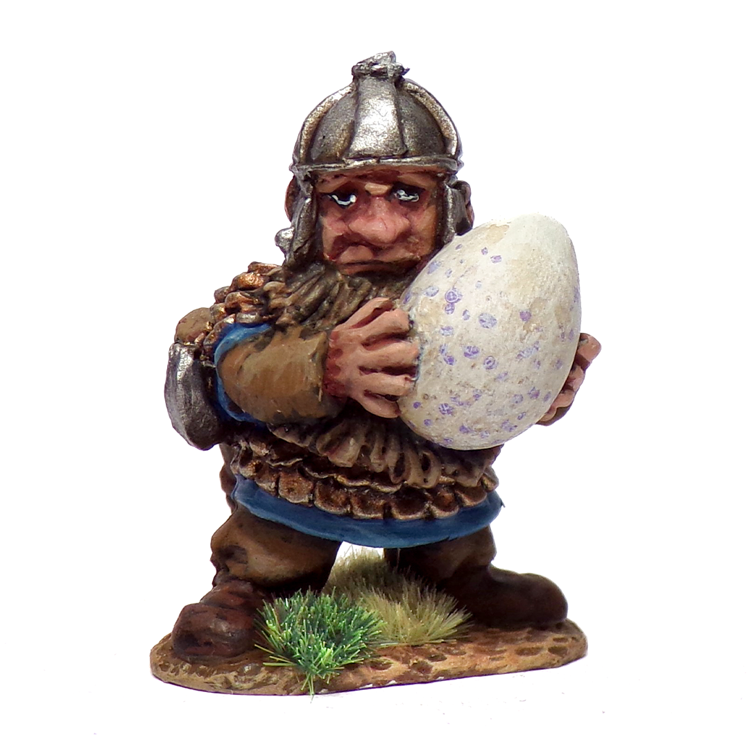 The Dragon and the Dwarven Egg Snatcher | Oldhammer 28mm Miniatures