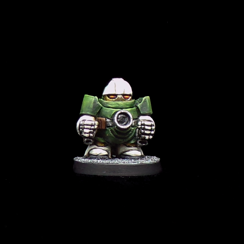 Space Dwarf in Power Armour | Oldhammer 28mm Miniatures