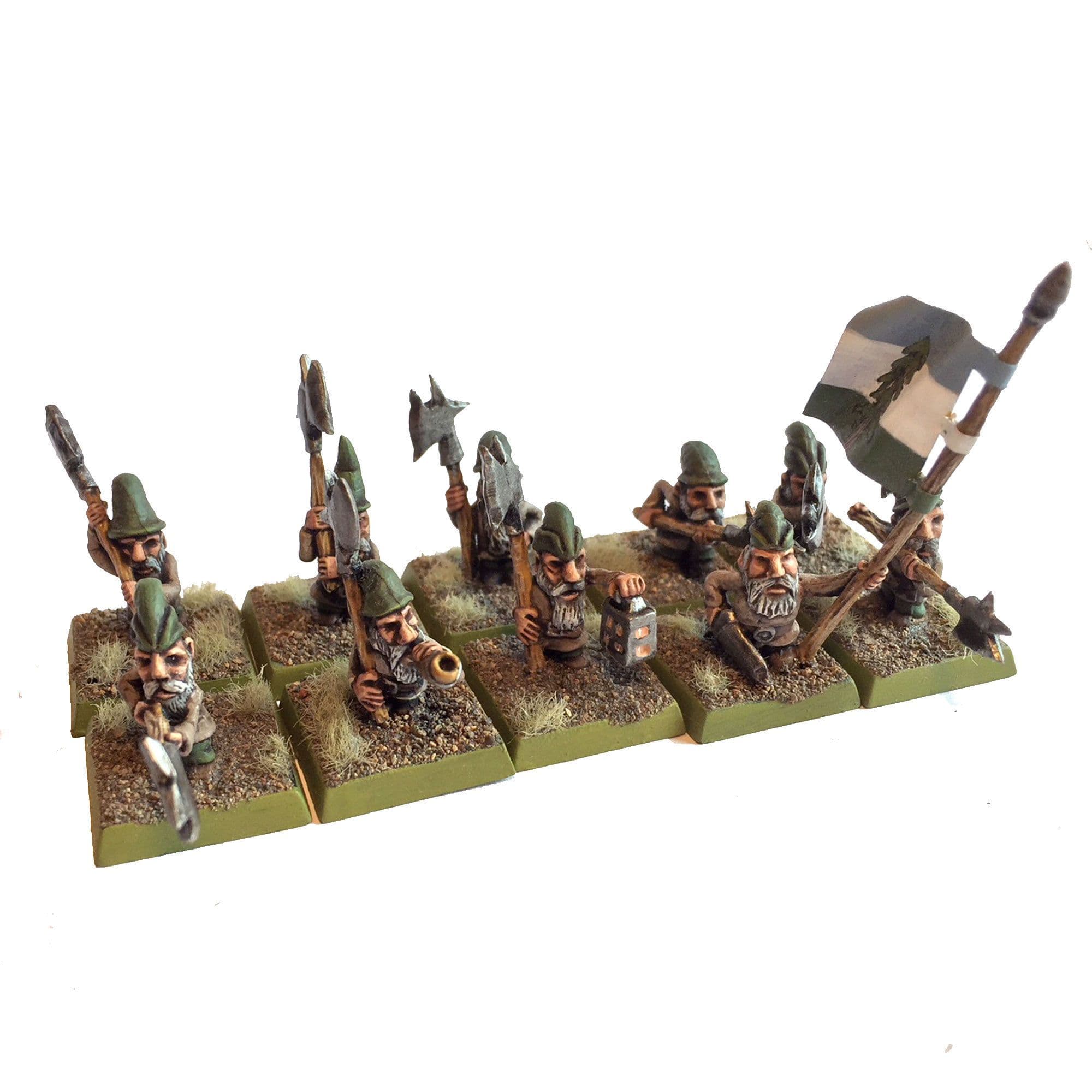 Halberdier Gnomes - Old School Miniatures