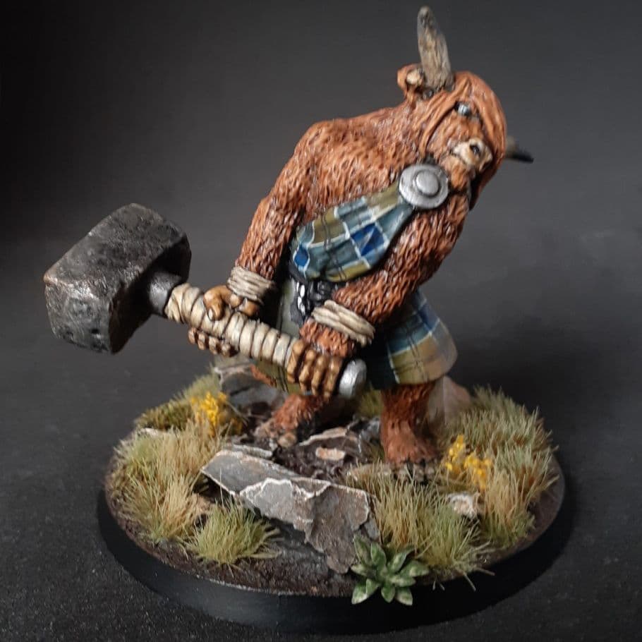 Highland Minotaur | Oldhammer 28mm Miniatures