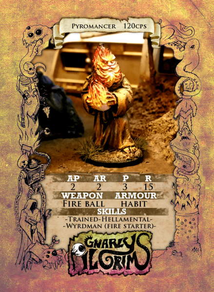 Pyromancer - Old School Miniatures